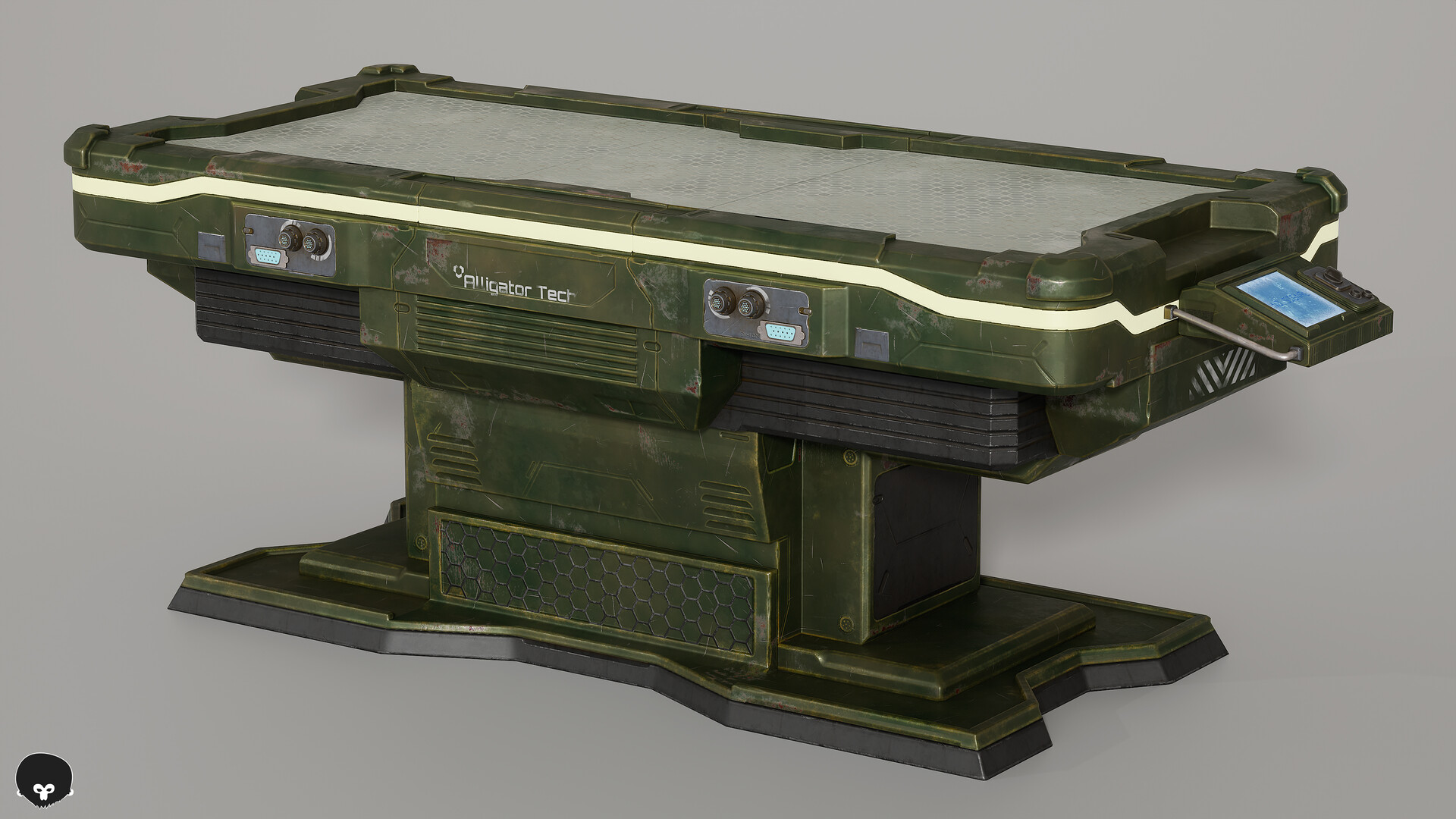 ArtStation - Old Sci-fi Table