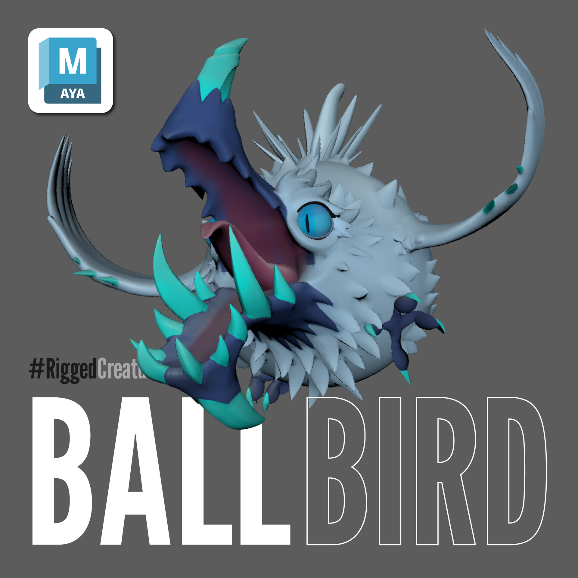ArtStation - Ball Bird Rig