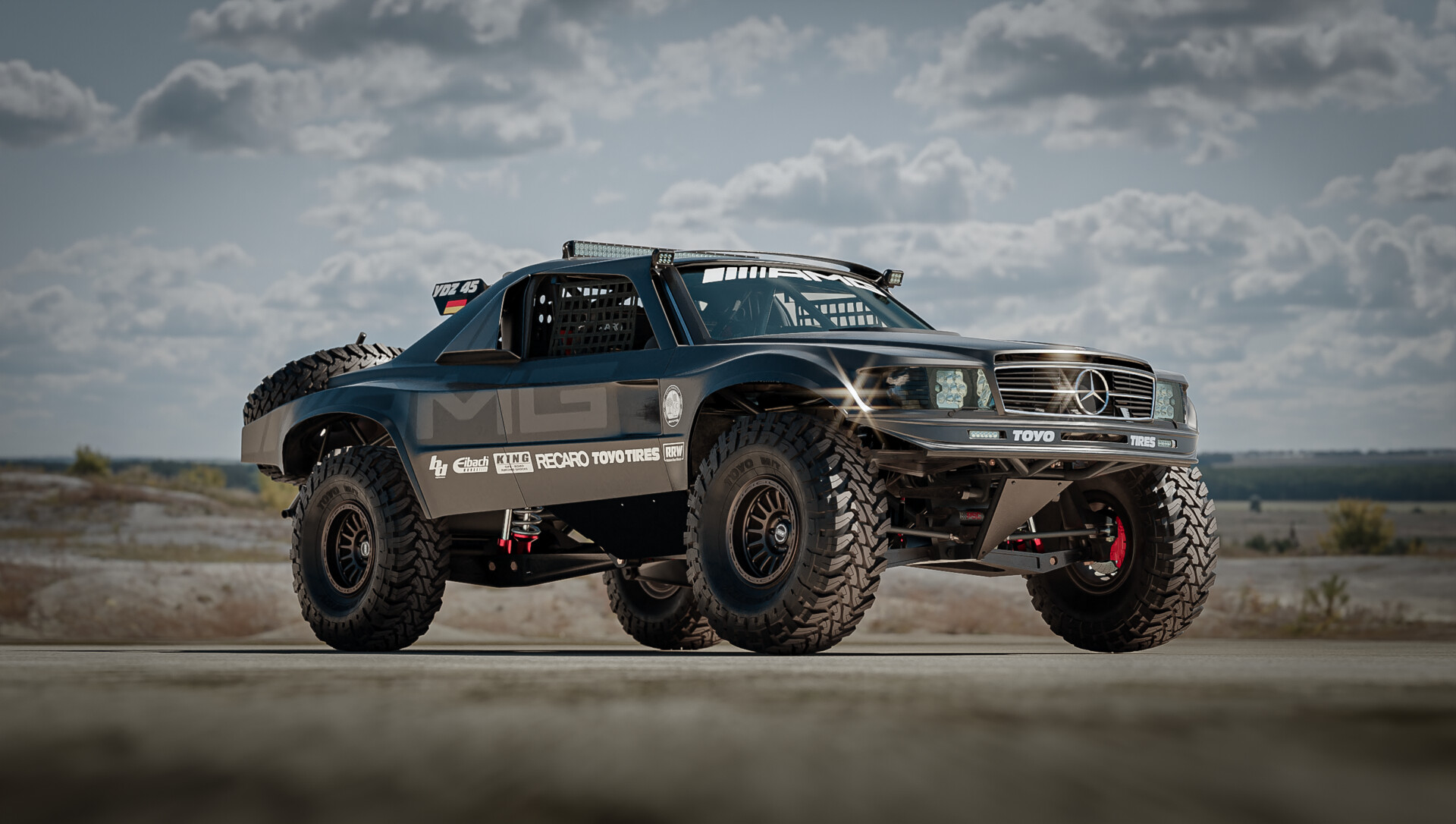 ArtStation - Mercedes-Benz 560SEC AMG PRERUNNER by YARADZ