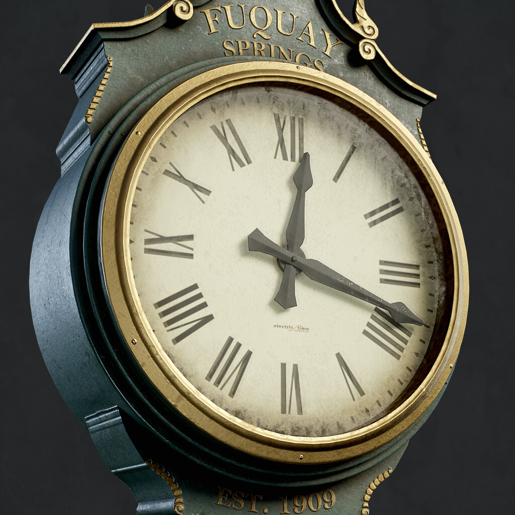 ArtStation - Street Clock