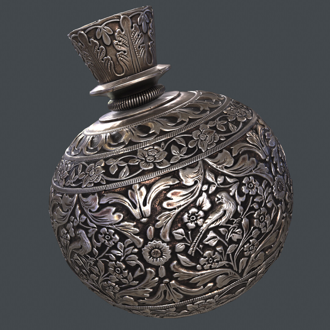 ArtStation - Silverwork Vase