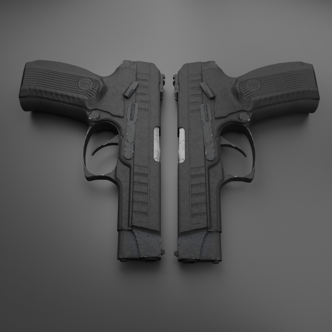 ArtStation - Yarygin pistol - Пистолет Ярыгина