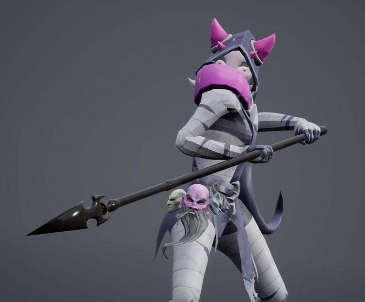 ArtStation - Spear attack combo - Animation