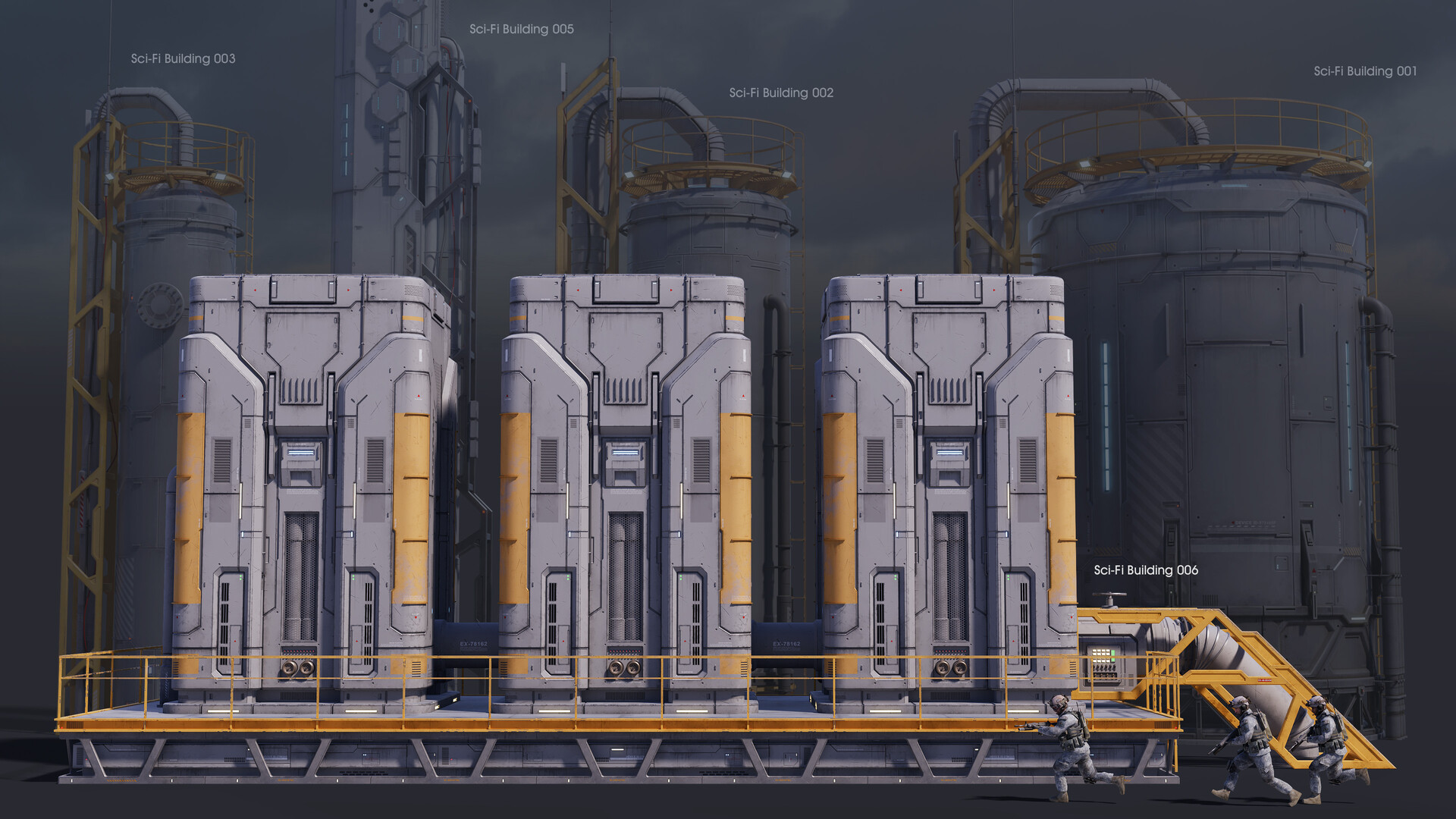 ArtStation - Sci-Fi Building 006 Industry