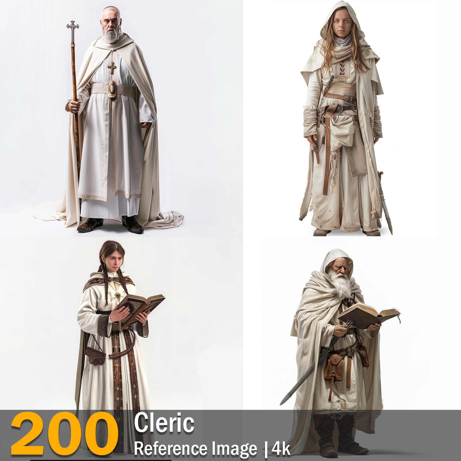 ArtStation - Cleric | Reference Images | 4K