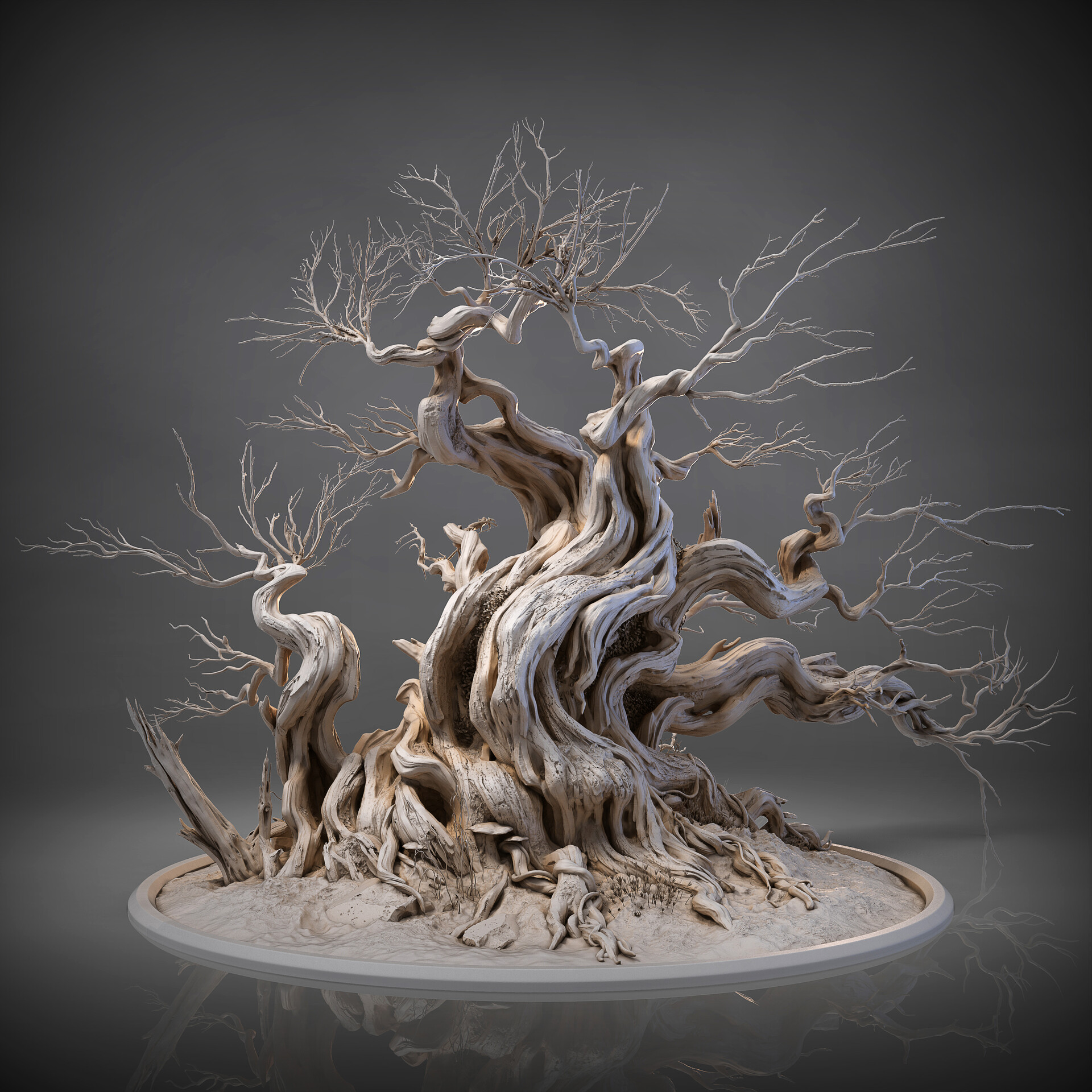 ArtStation - The tree of silence
