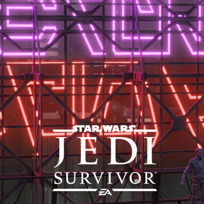 ArtStation - Star Wars-Jedi Survivor-Coruscant Signage