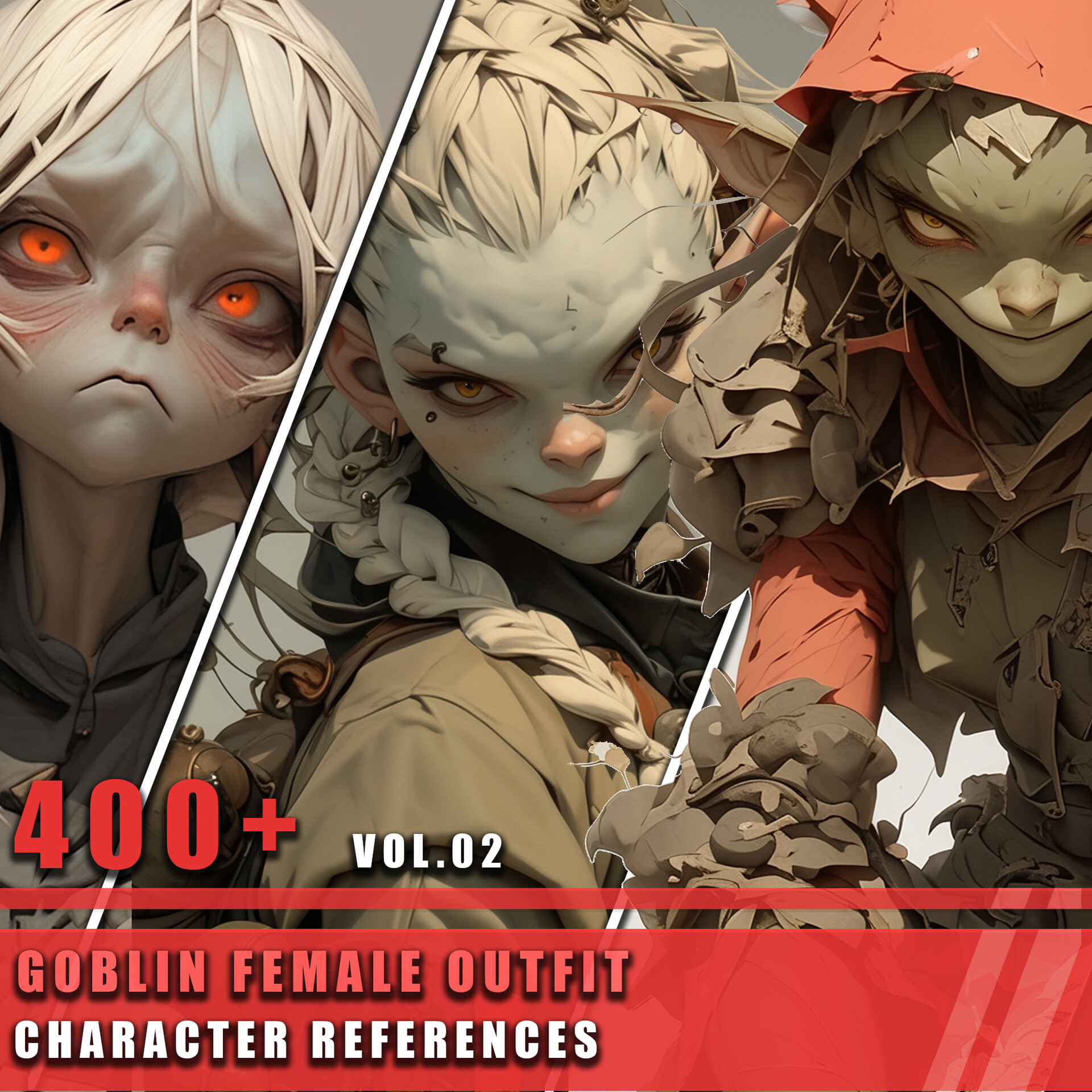 ArtStation - 400+ Goblin Female Outfit - Character References Vol.02