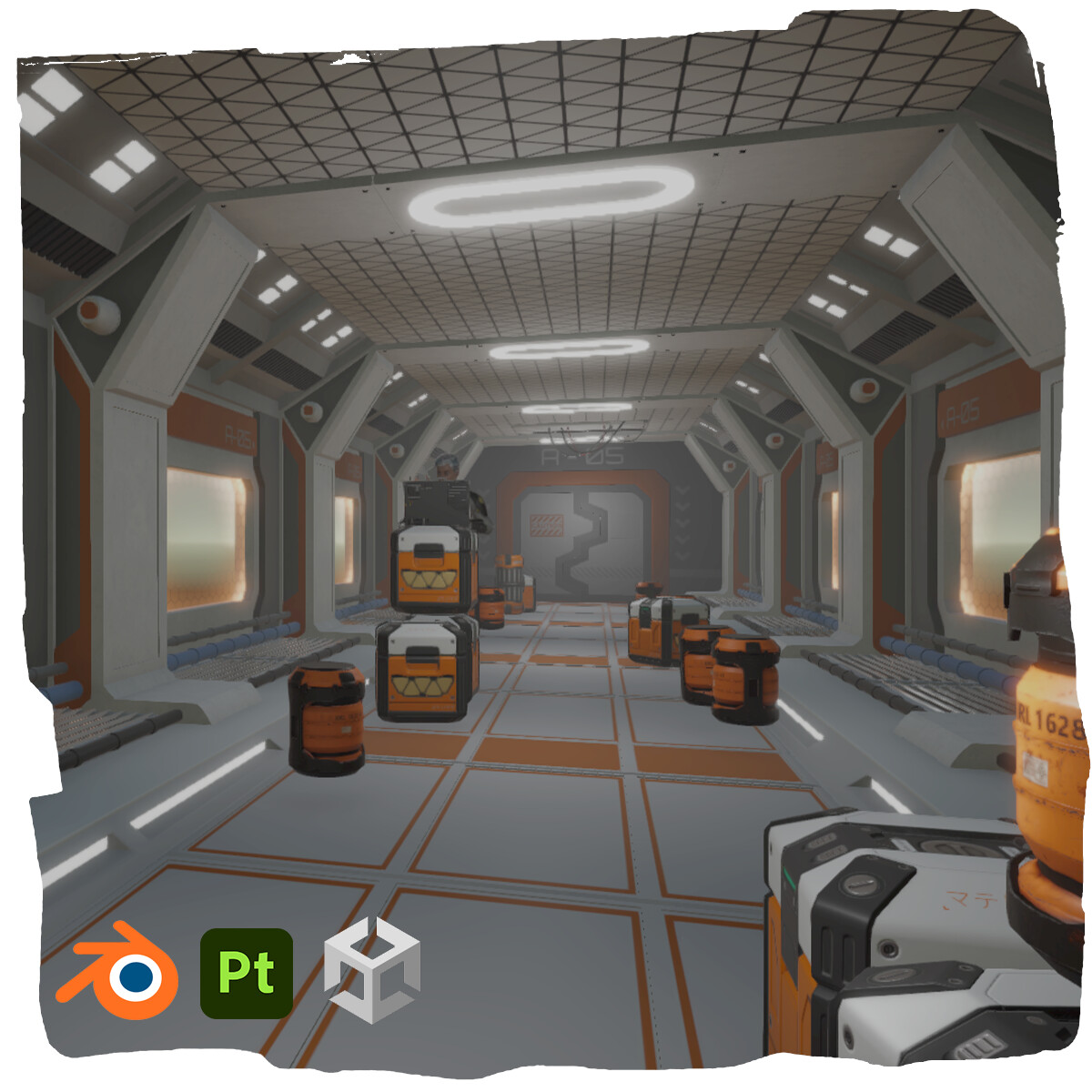 ArtStation - Level Design - Sci-fi Space