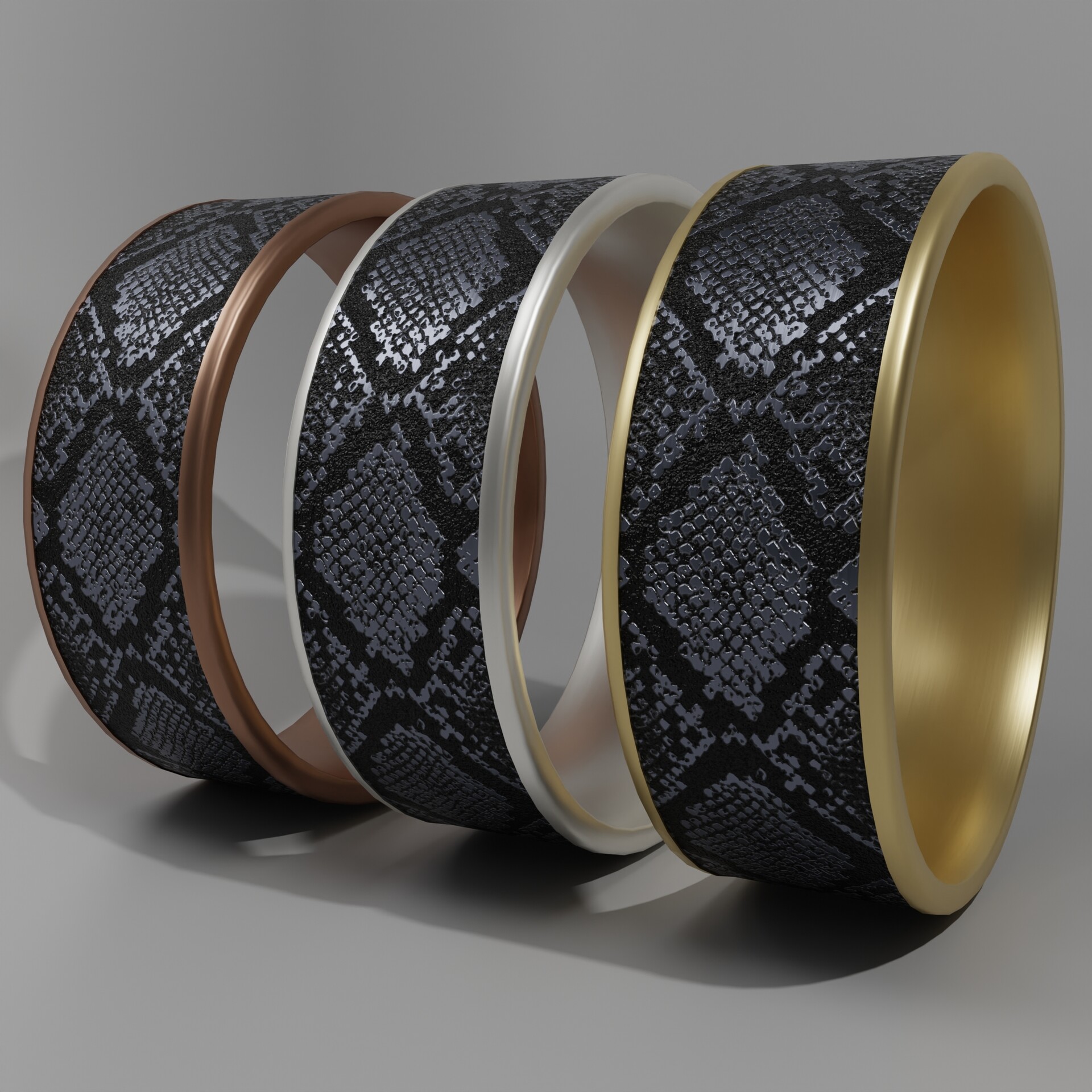 ArtStation - Snake Pattern Ring (Real-Time)