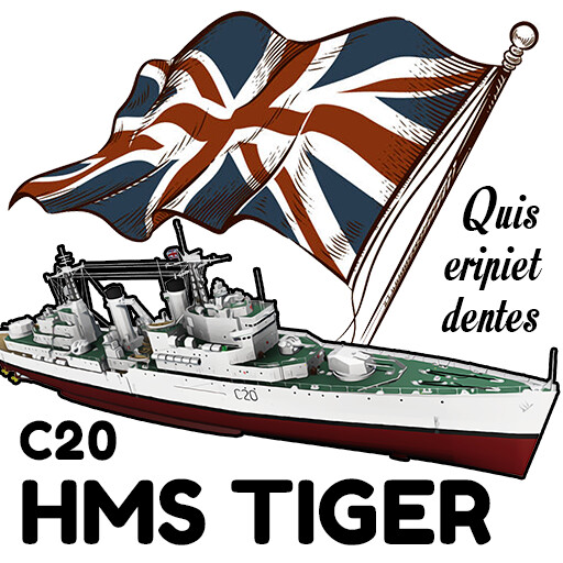 ArtStation - HMS Tiger (C20) (1959)