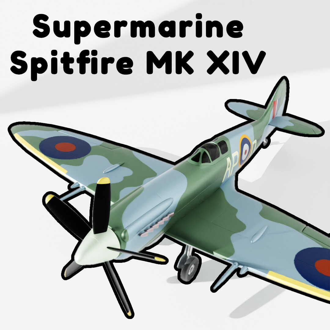 ArtStation - Supermarine Spitfire Mk XIV