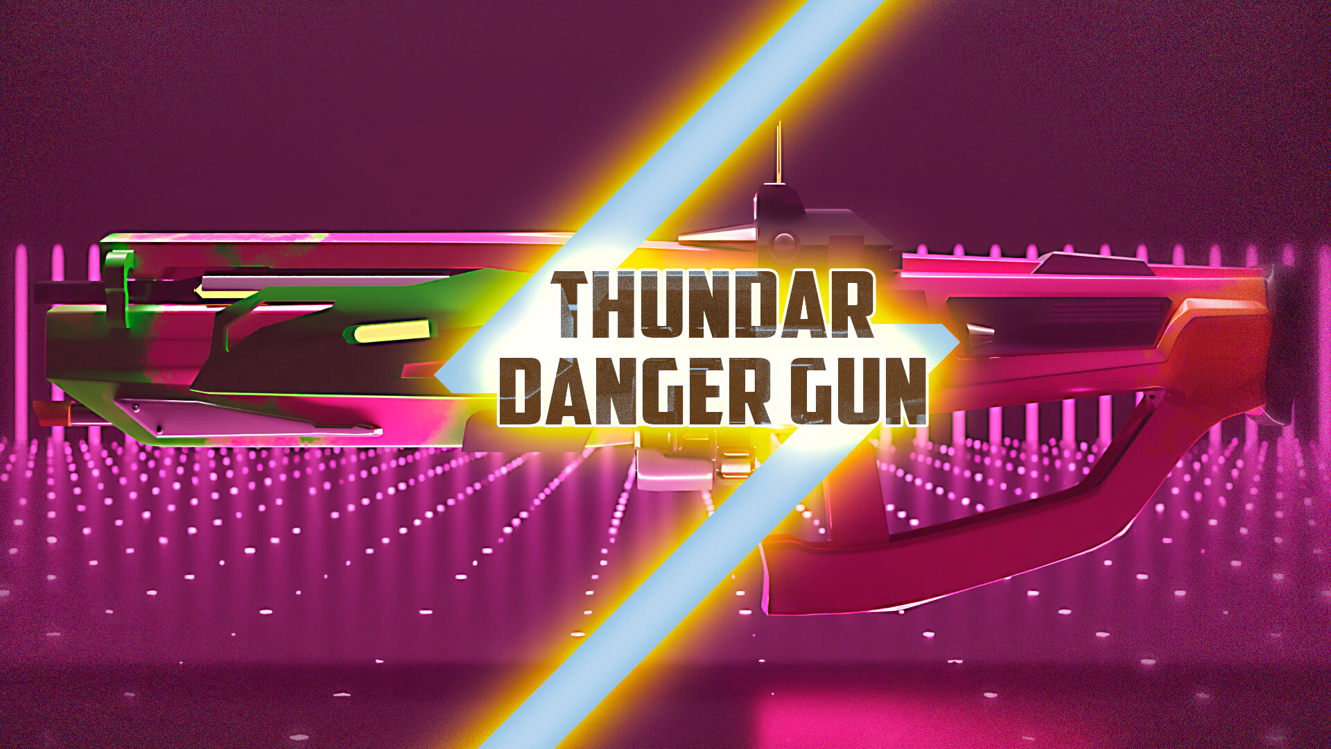 ArtStation - Thundar Danger Gun // Concept 3d model
