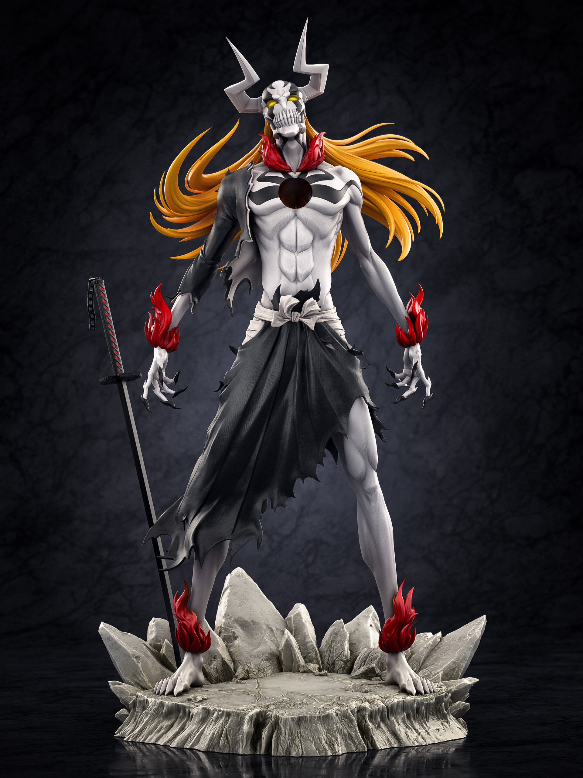 ArtStation - Bleach - Vasto Lorde Ichigo Fan Art