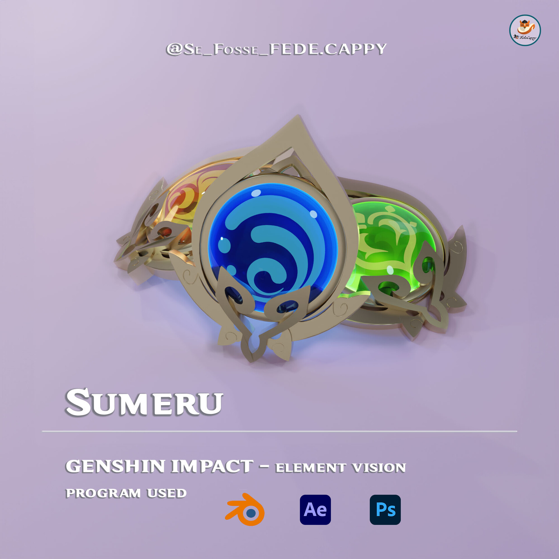 ArtStation - Genshin Impact - SUMERU Element vision