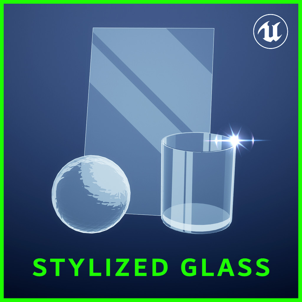 ArtStation - Stylized Glass Material || UE5