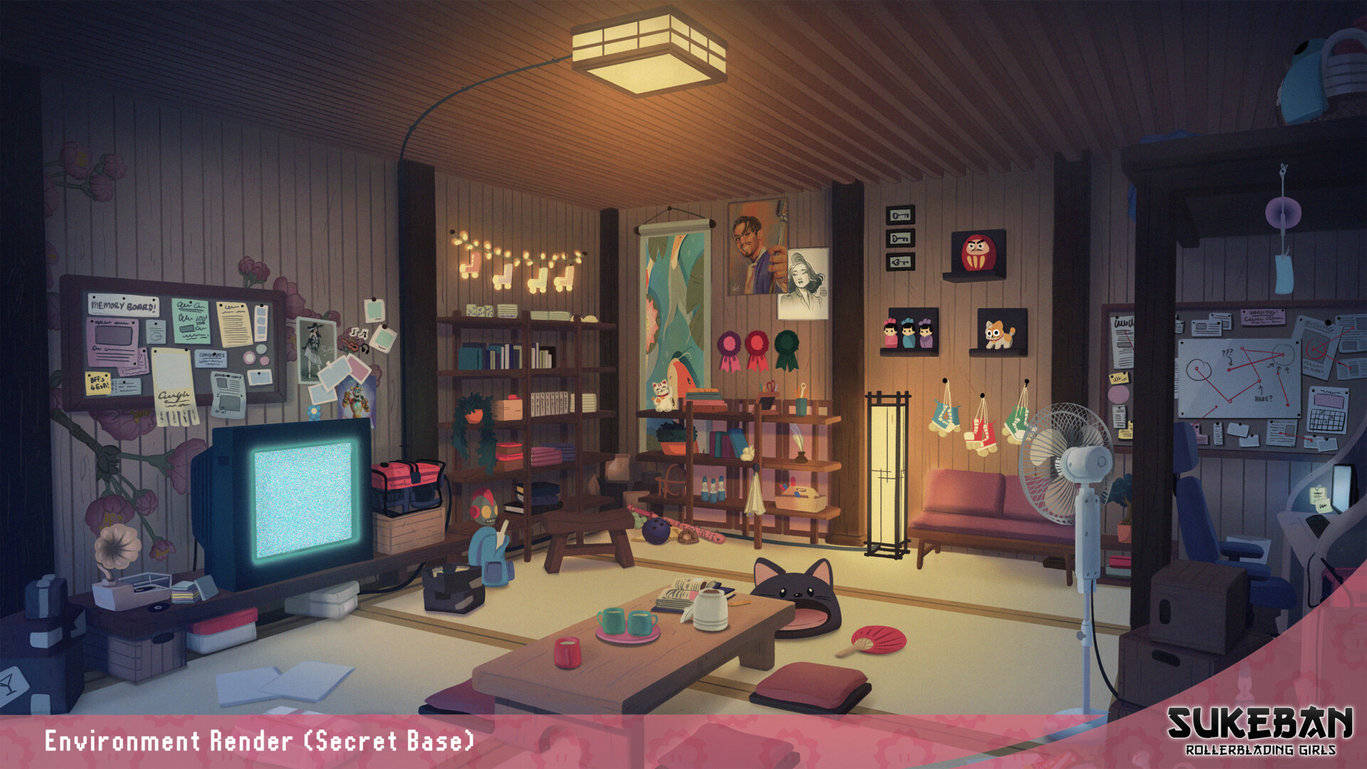 ArtStation - Secret Base (Sukeban Rollerblading Girls)