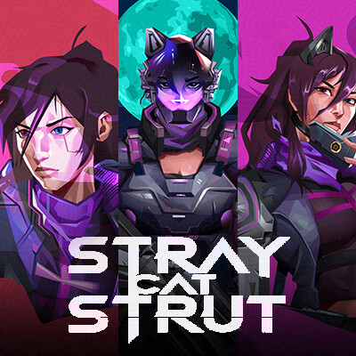 ArtStation - STRAY CAT STRUT: Book Art