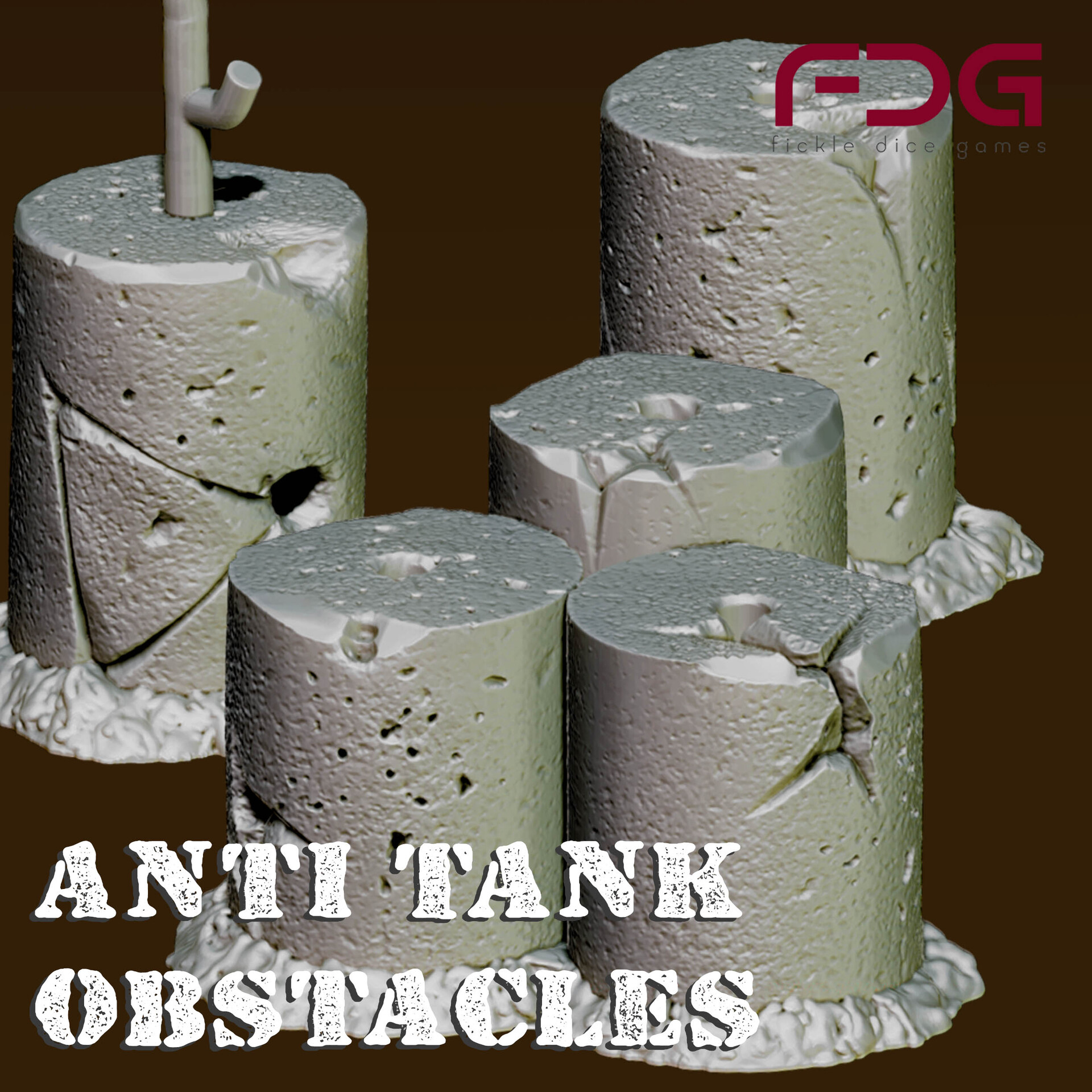 ArtStation - Anti Tank Obstacles