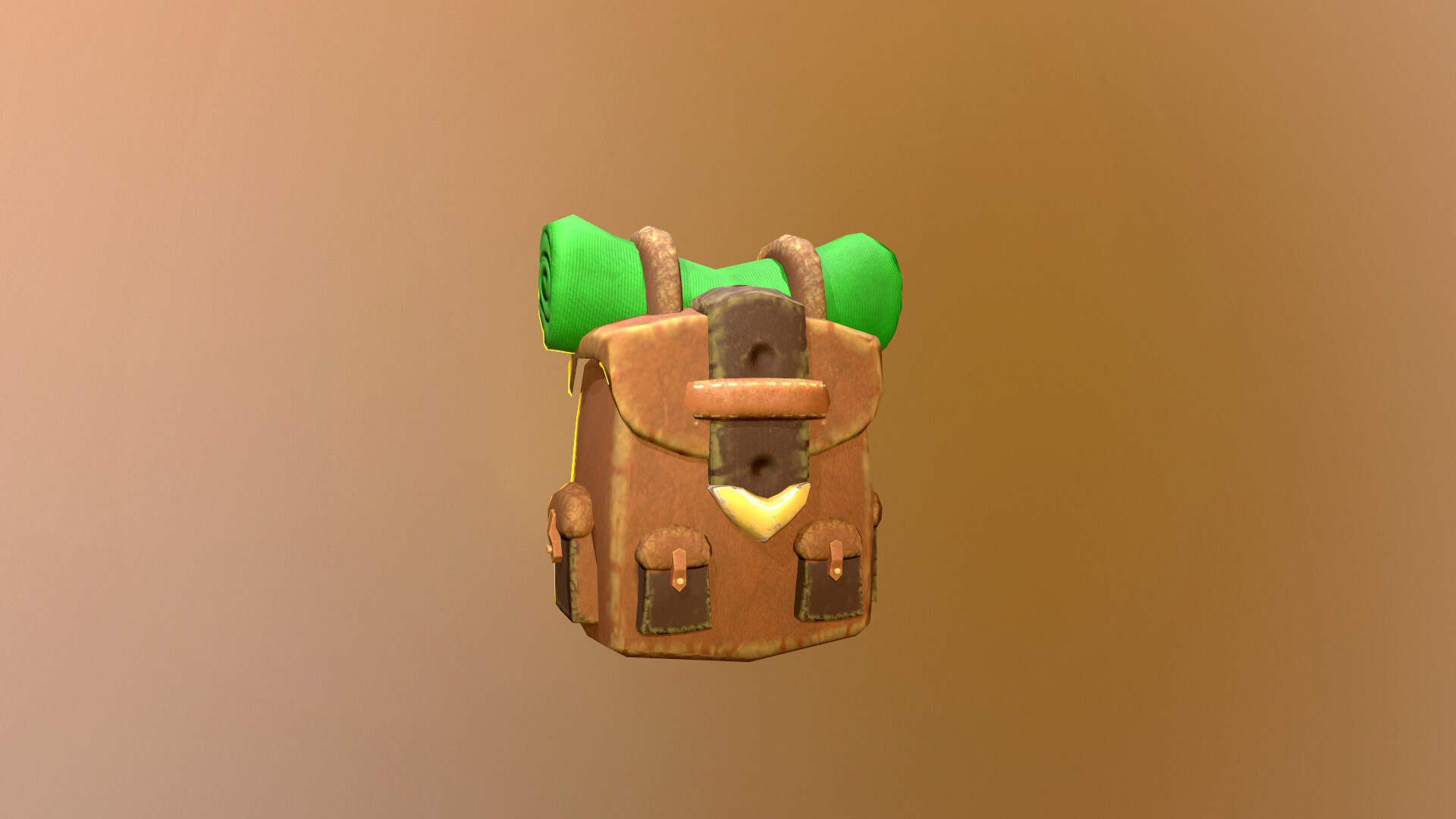 ArtStation - Stylized lowpoly backpack