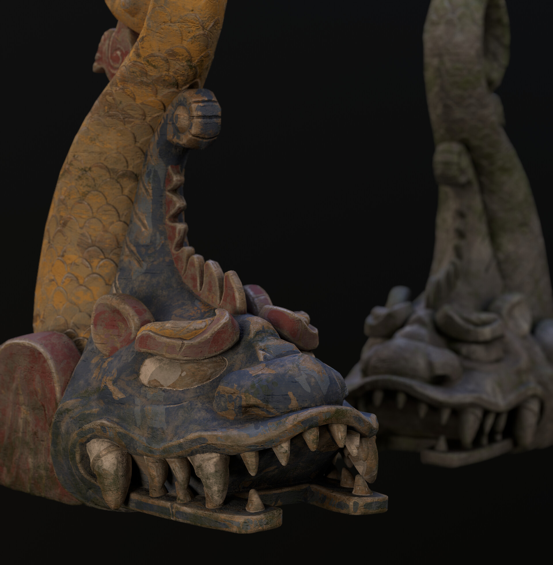 ArtStation - Fish Statue