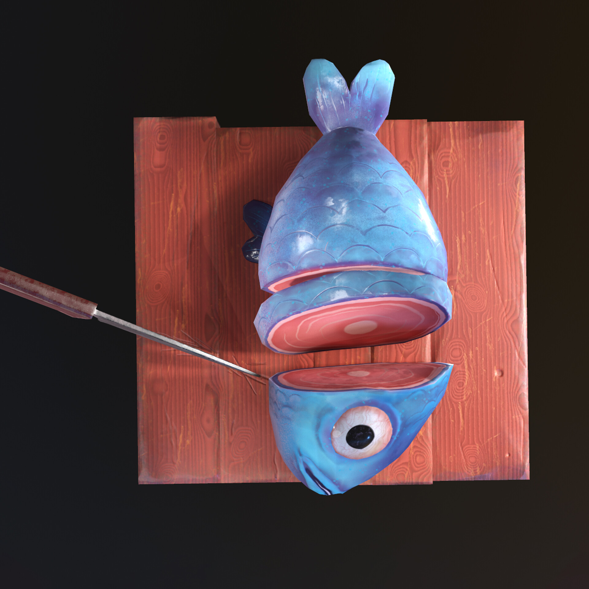 ArtStation - Fish prop