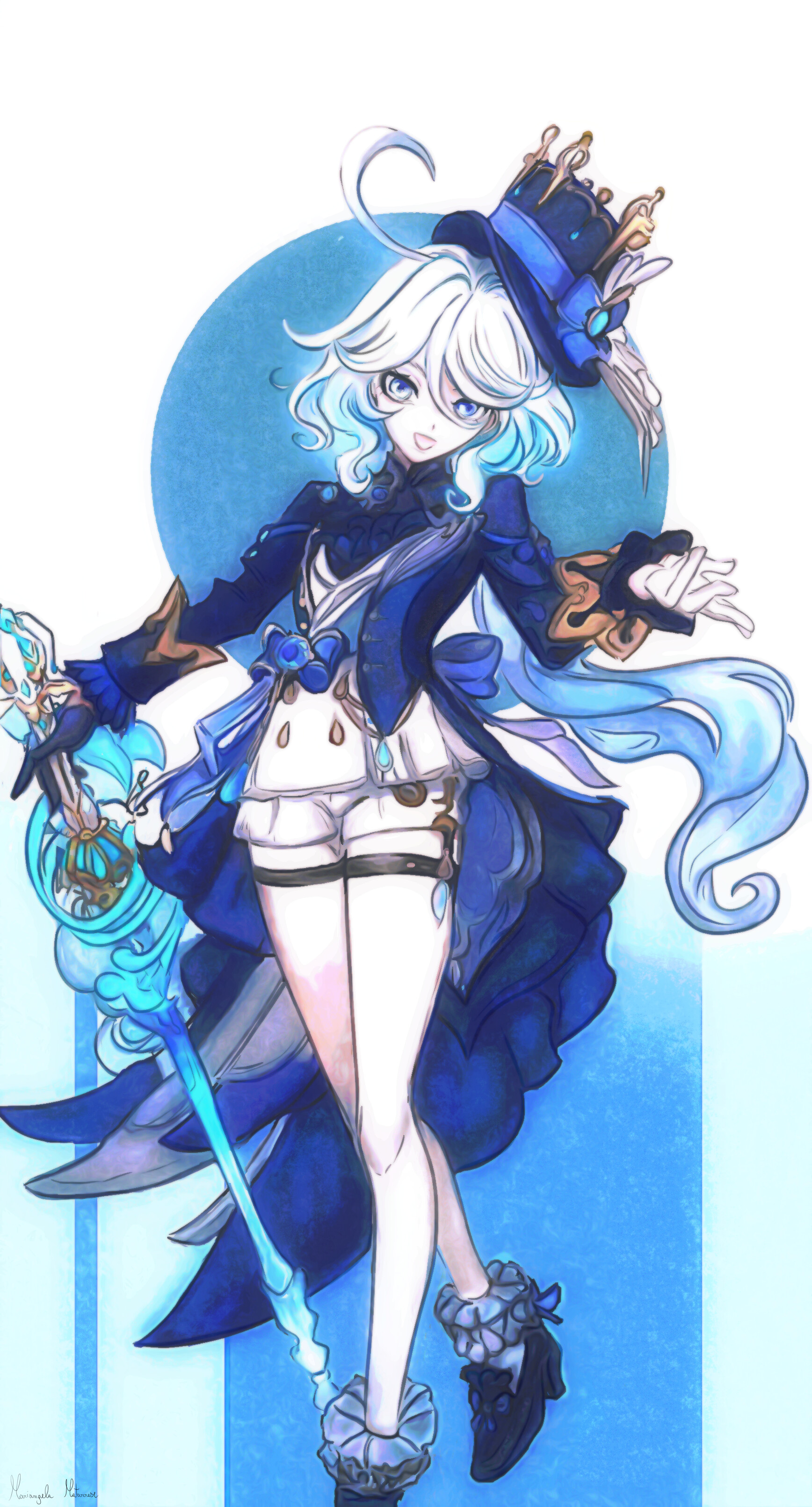 ArtStation - Furina - Genshin Impact - FanArt