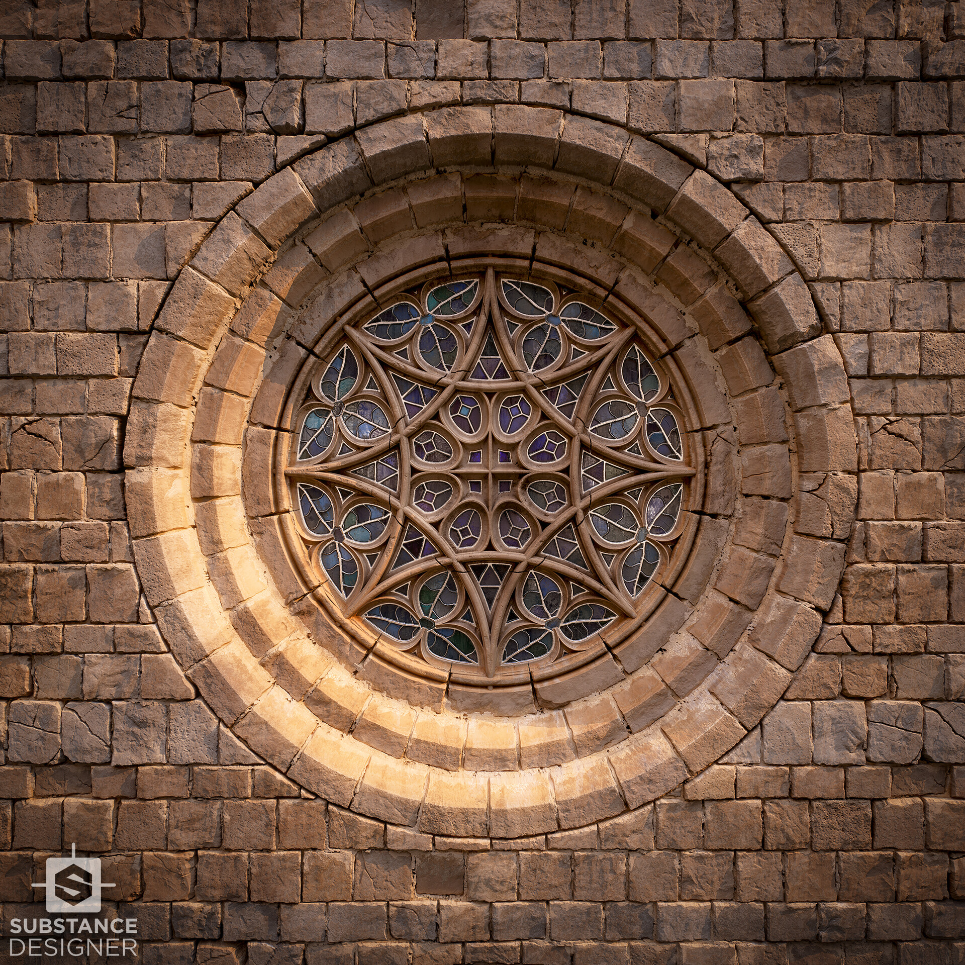 ArtStation - Gothic Rose Window