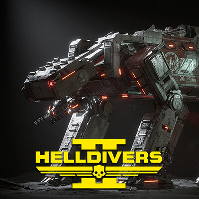 ArtStation - Helldivers 2 - Factory Strider - Early development concept