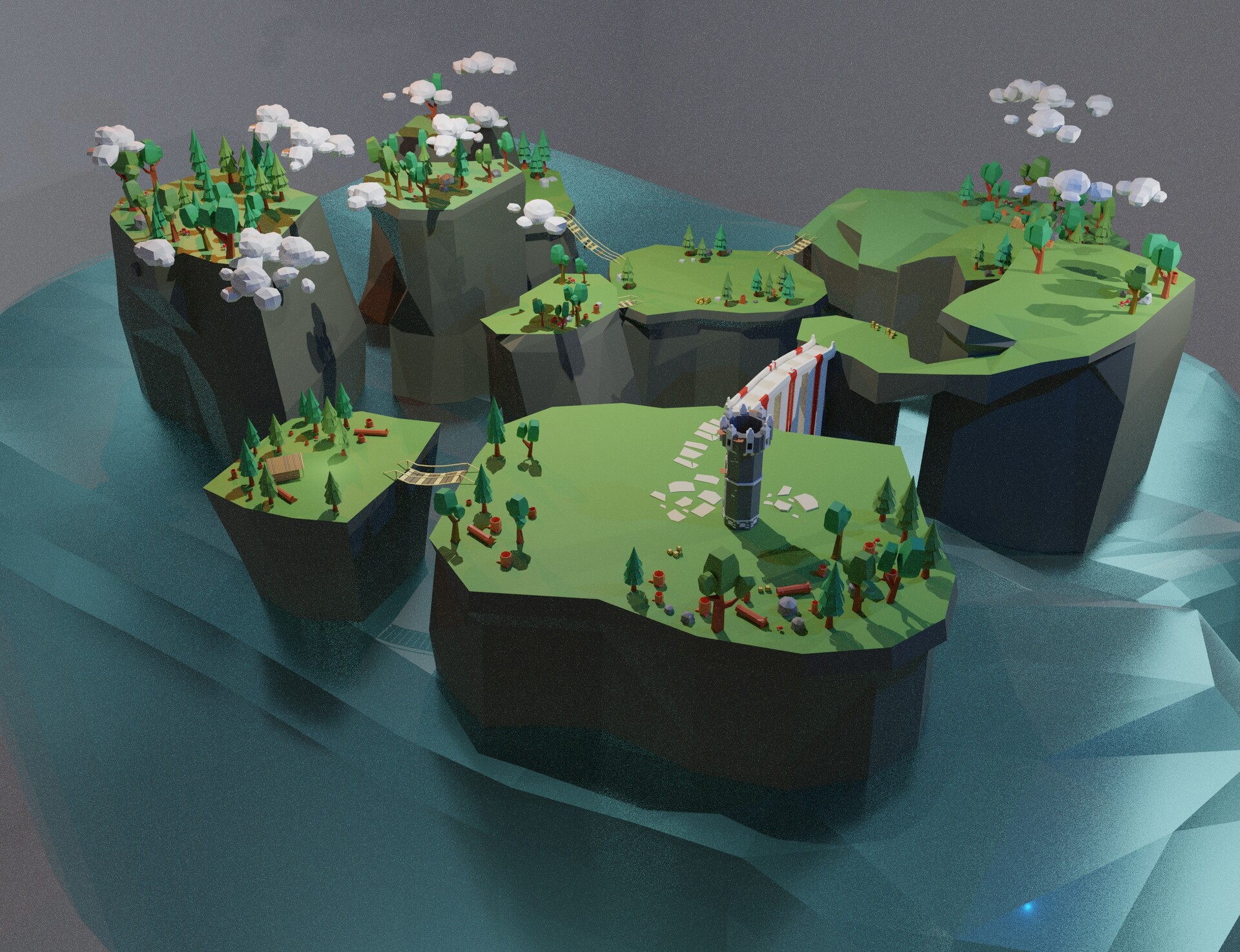 ArtStation - Repository of Low Poly Environments and Assets