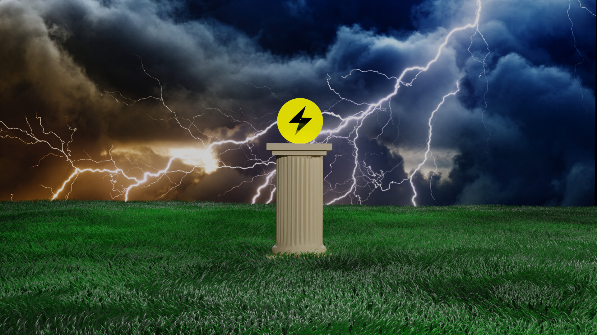 ArtStation - Lighting Orb on Pedestal