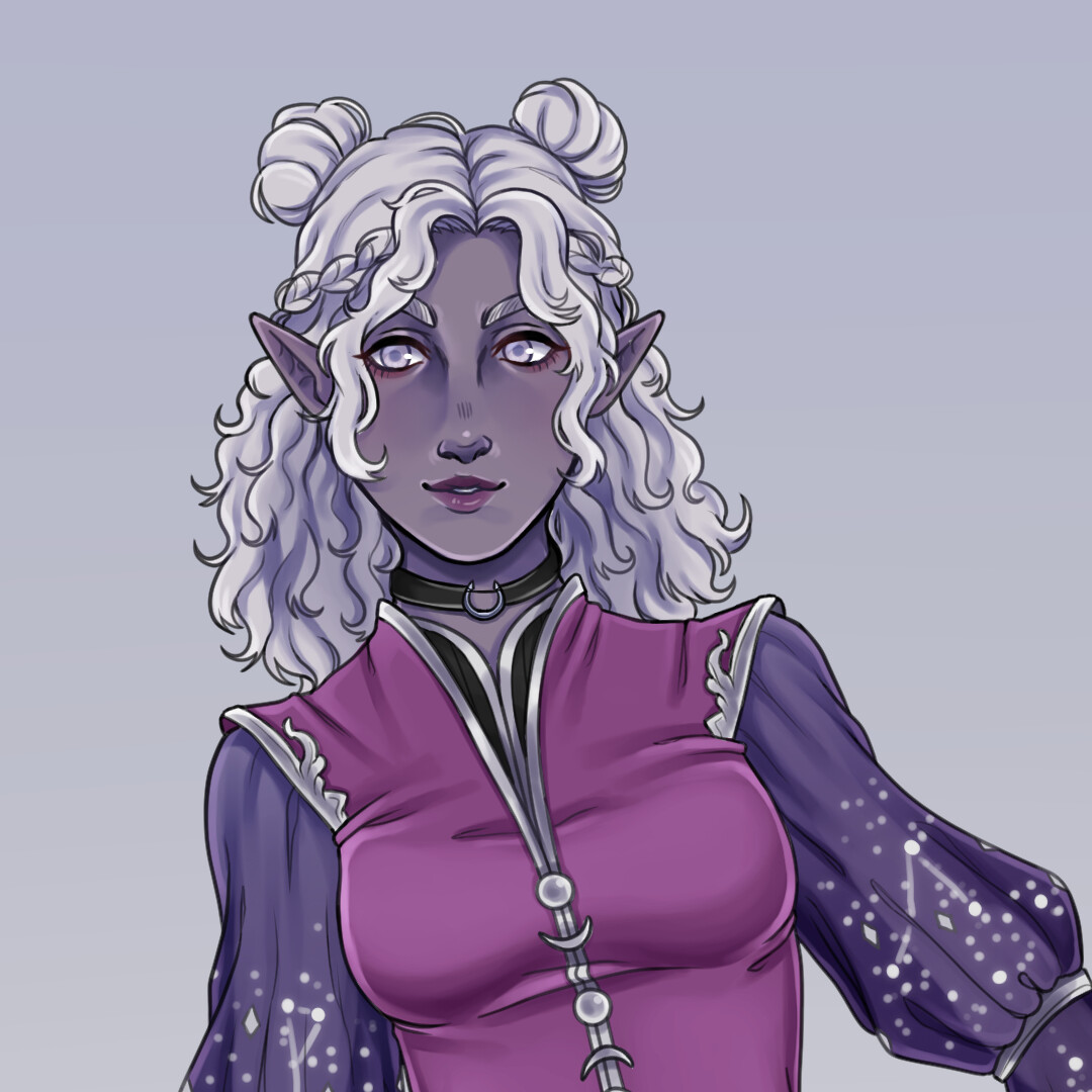 ArtStation - Star Drow - D&D Character Commission
