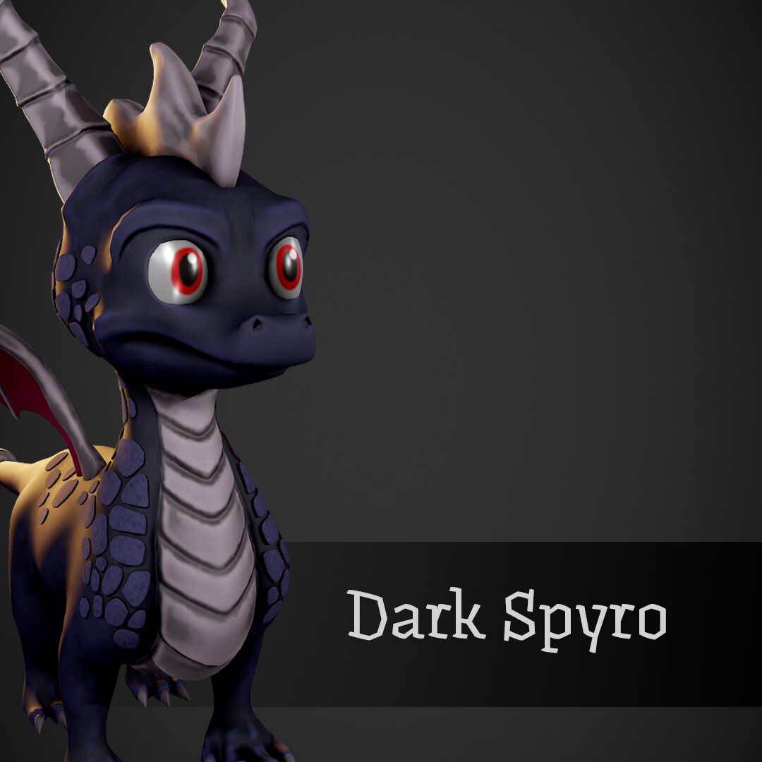 ArtStation - Dark Spyro