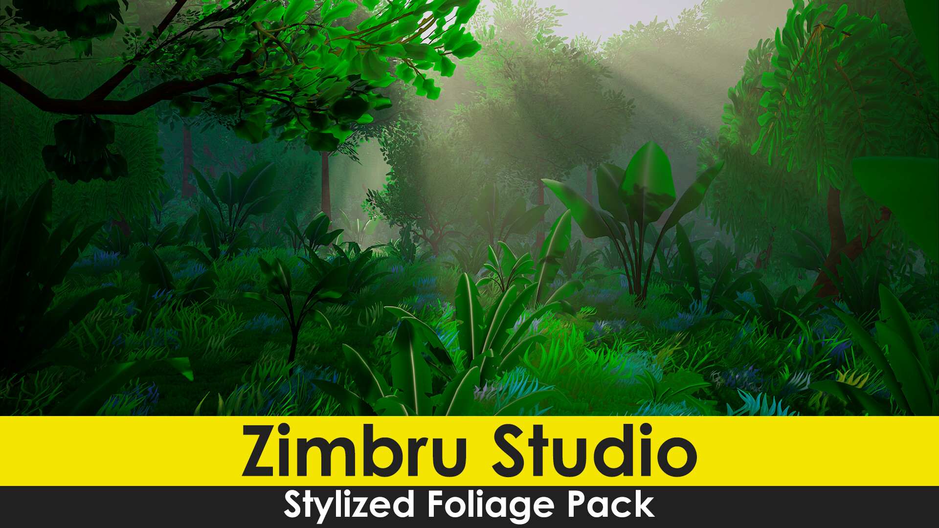 ArtStation - Stylized Foliage Jungles Pack