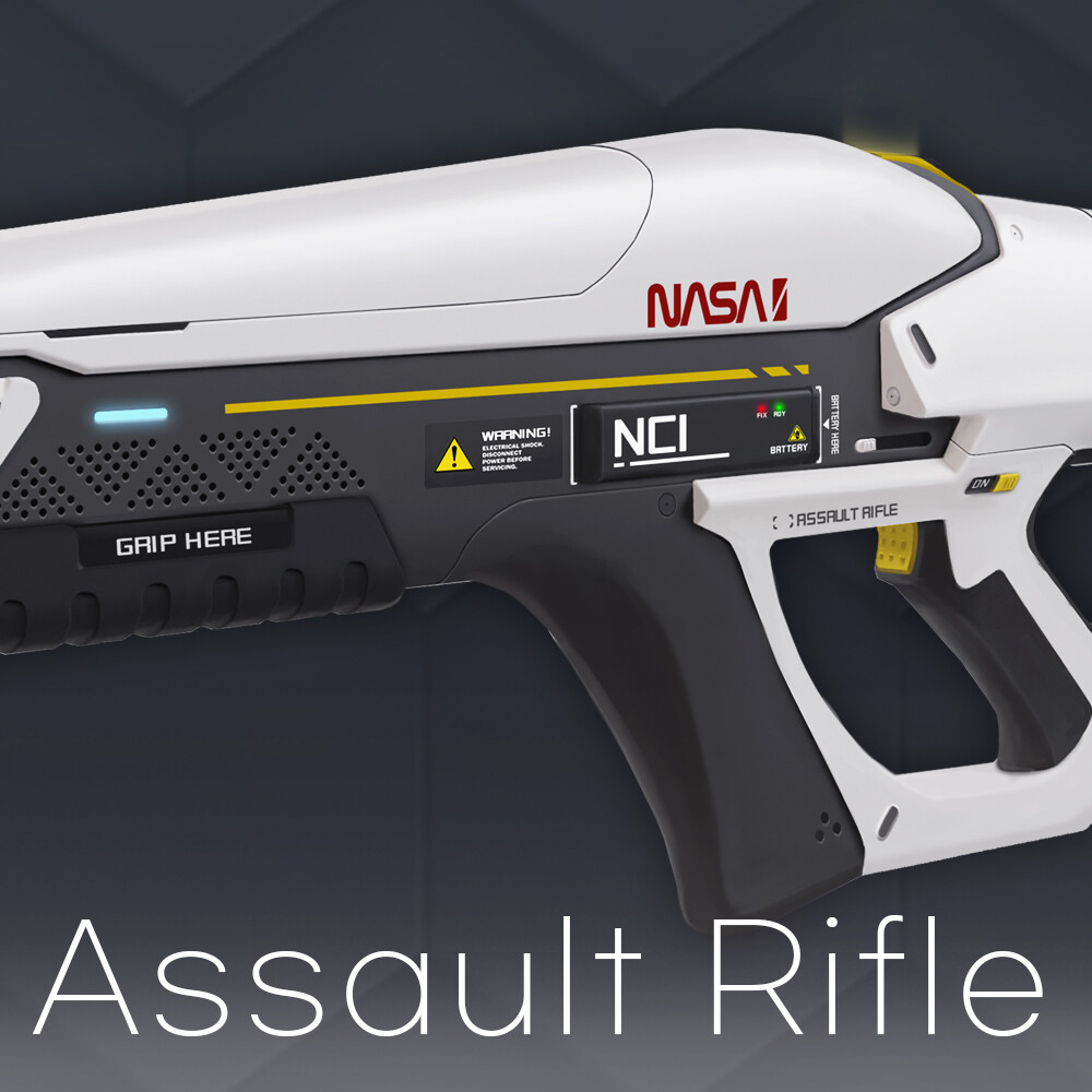 ArtStation - SF Assault Rifle Concept