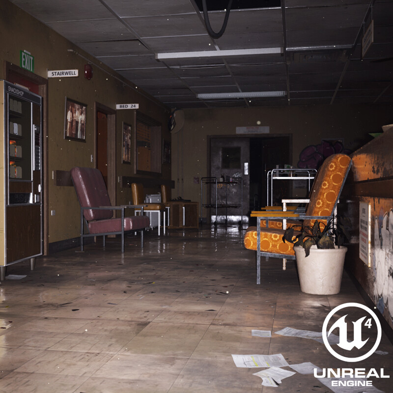 ArtStation - Real Time Environment Scene | Fractured Minds