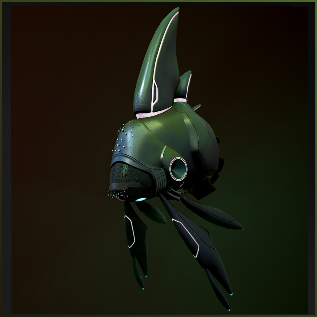 ArtStation - Cyber fish