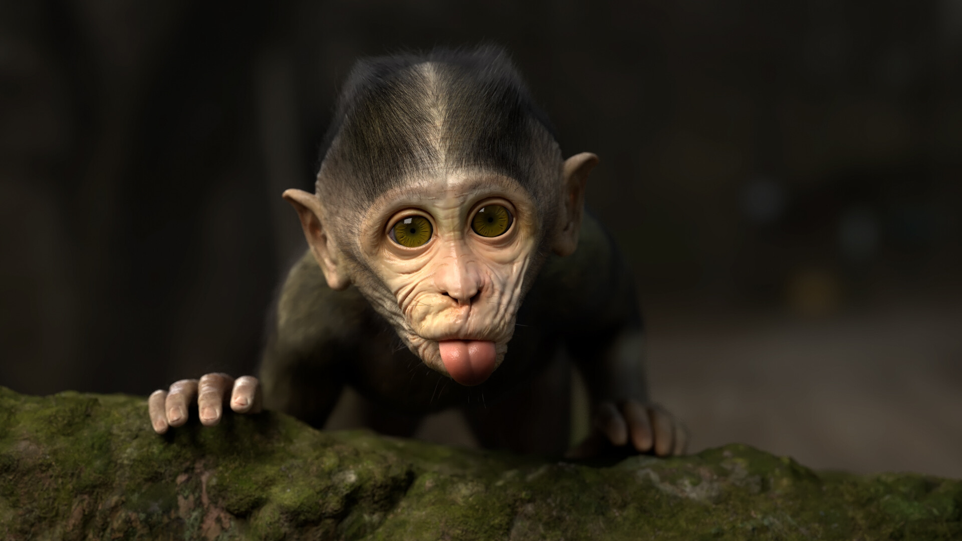 ArtStation - Baby Monkey