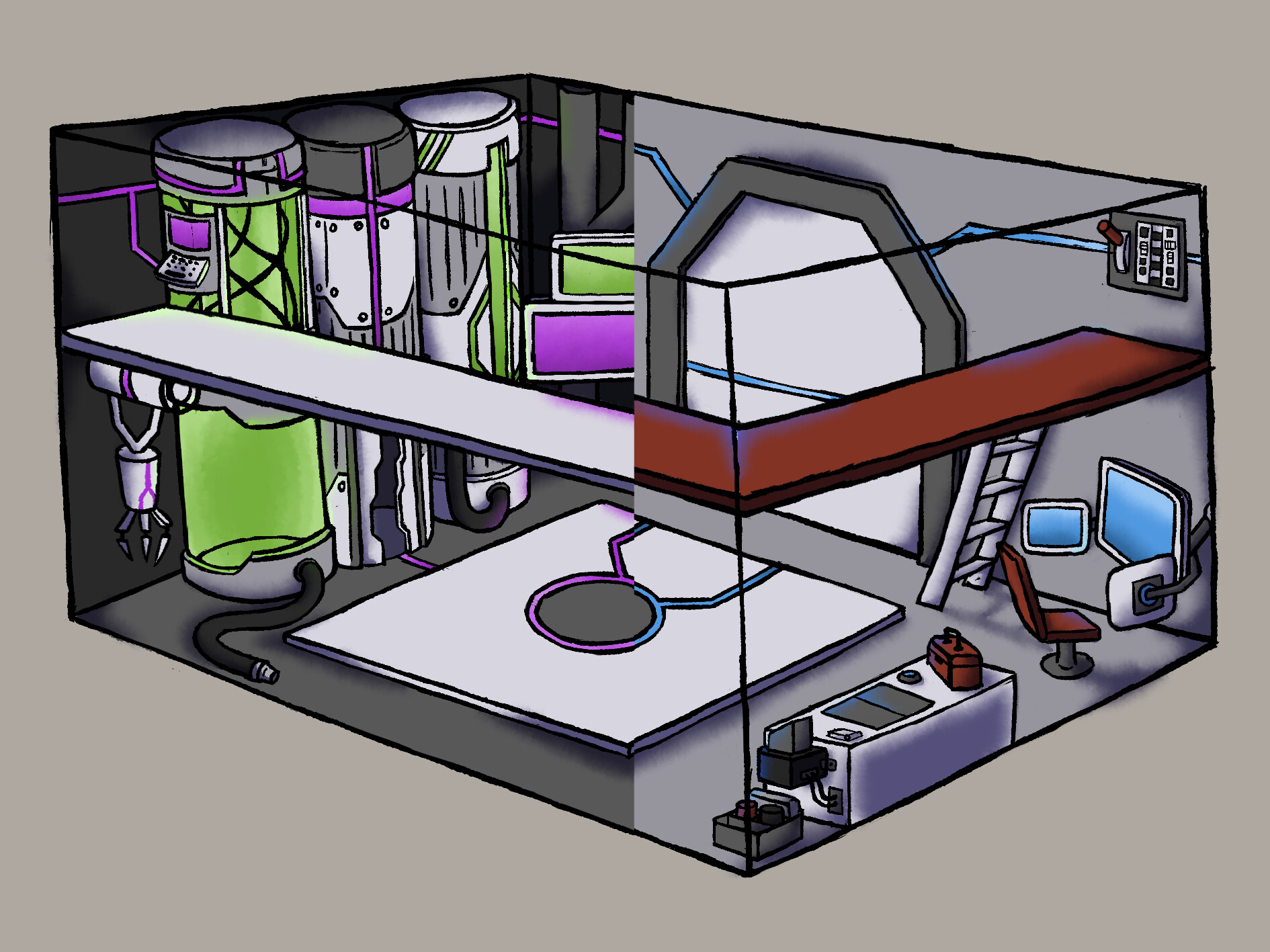 ArtStation - Sci-fi workshop