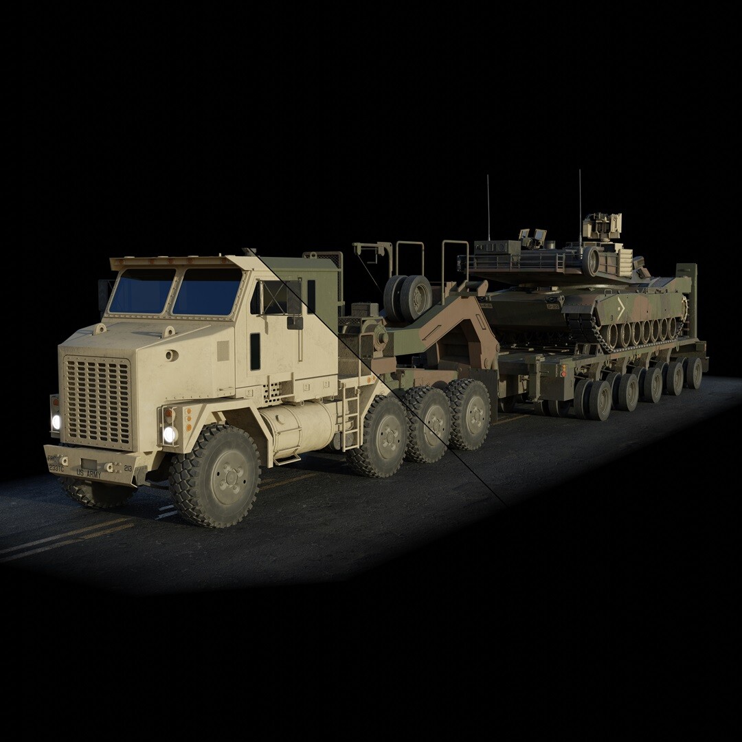 ArtStation - M1070 & M1000 HETS