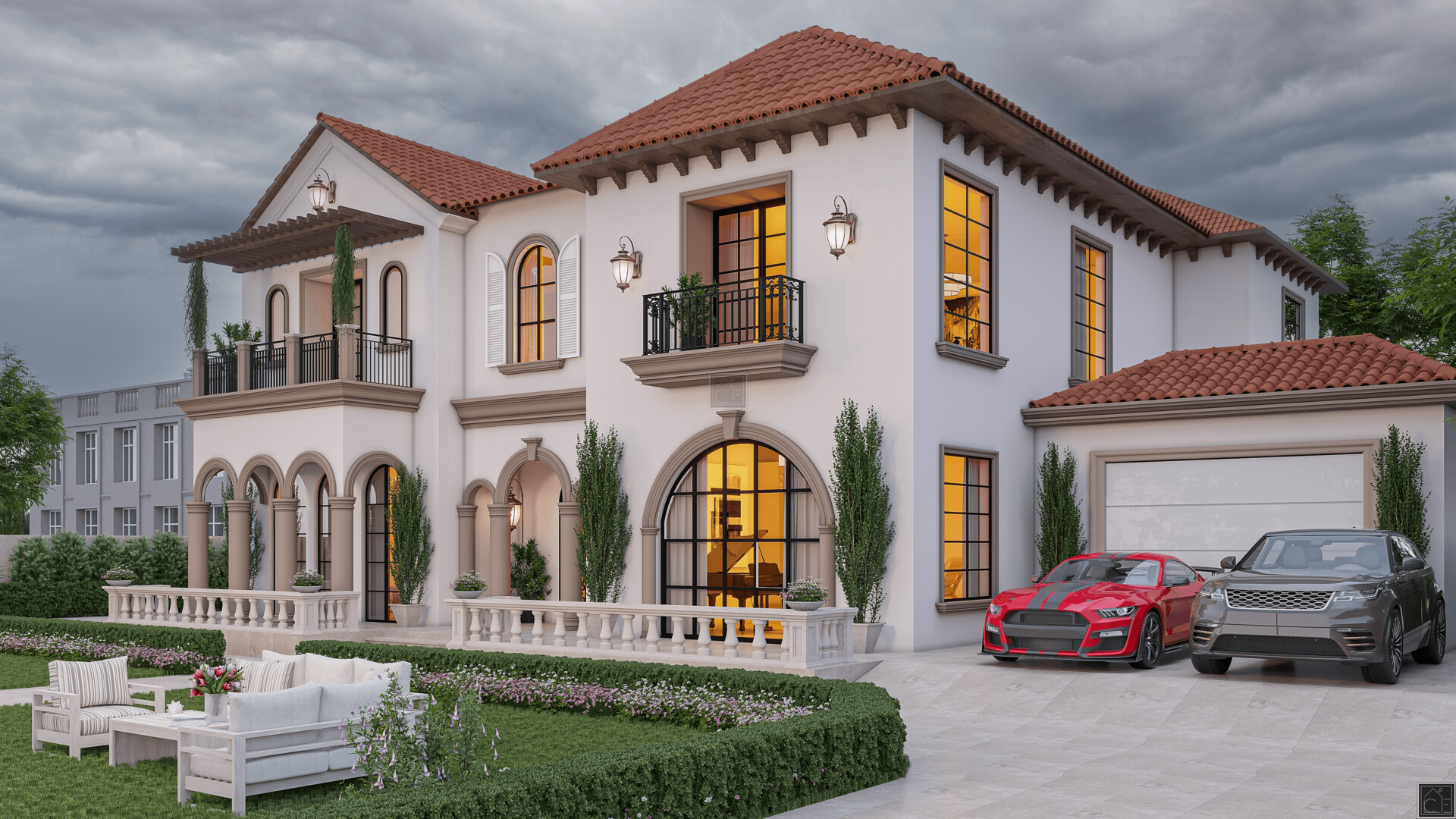 ArtStation - French Villa (Exterior+Interior)