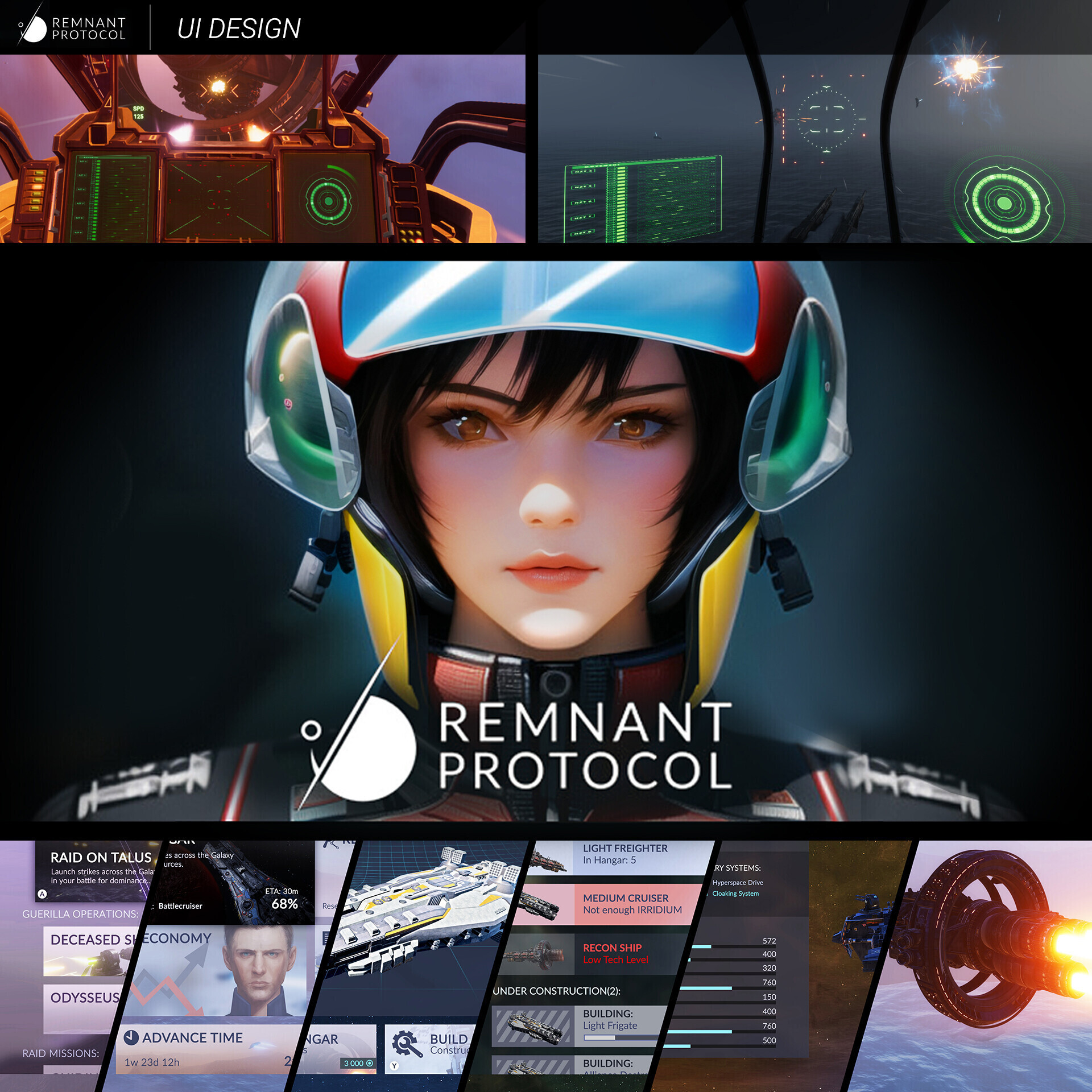 ArtStation - 'Remnant Protocol' - UI Design