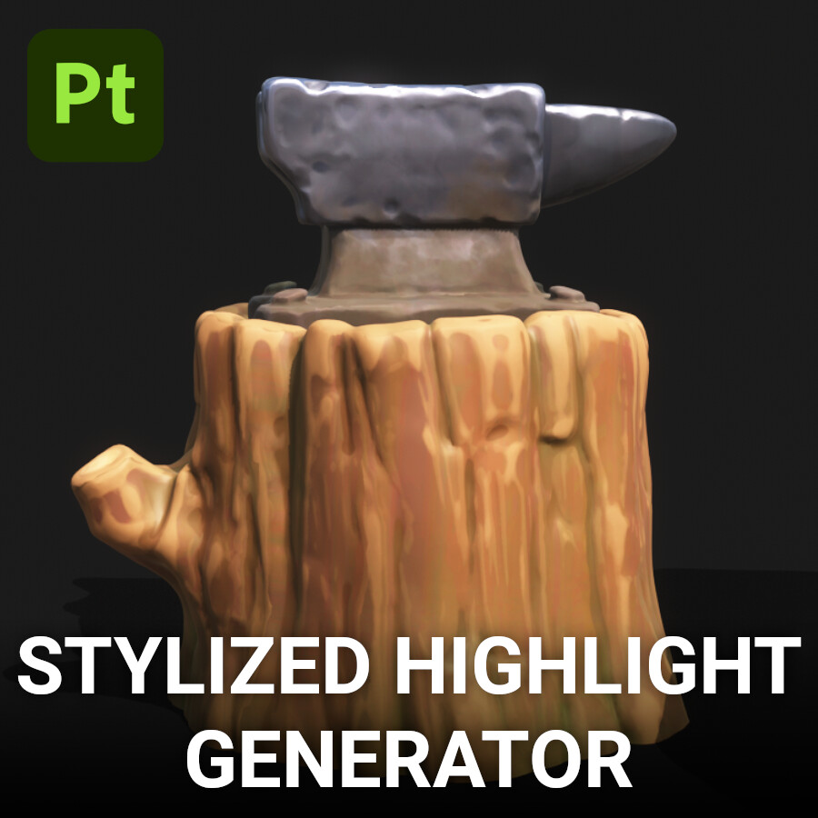 ArtStation - Stylized Highlight Generator - Substance Painter - Project ORCS