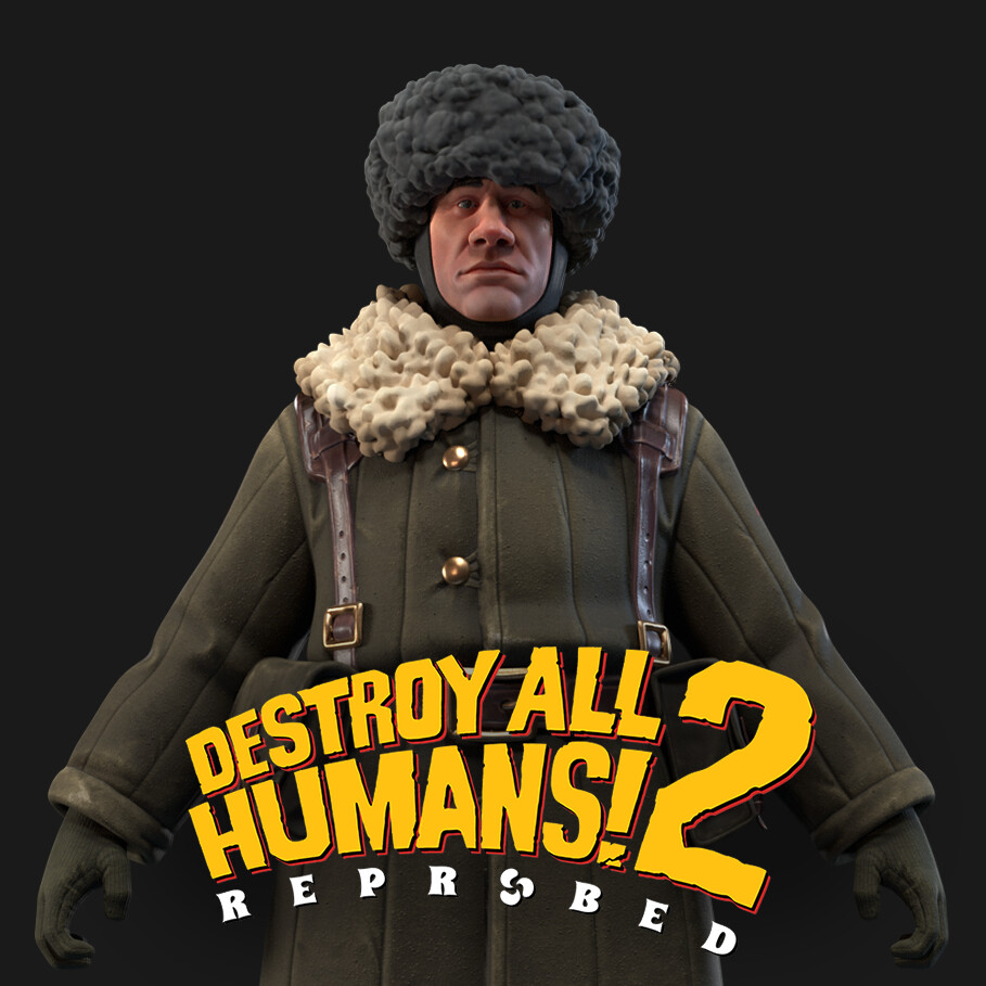 ArtStation - Soldier - Destroy All Humans 2 Reprobed