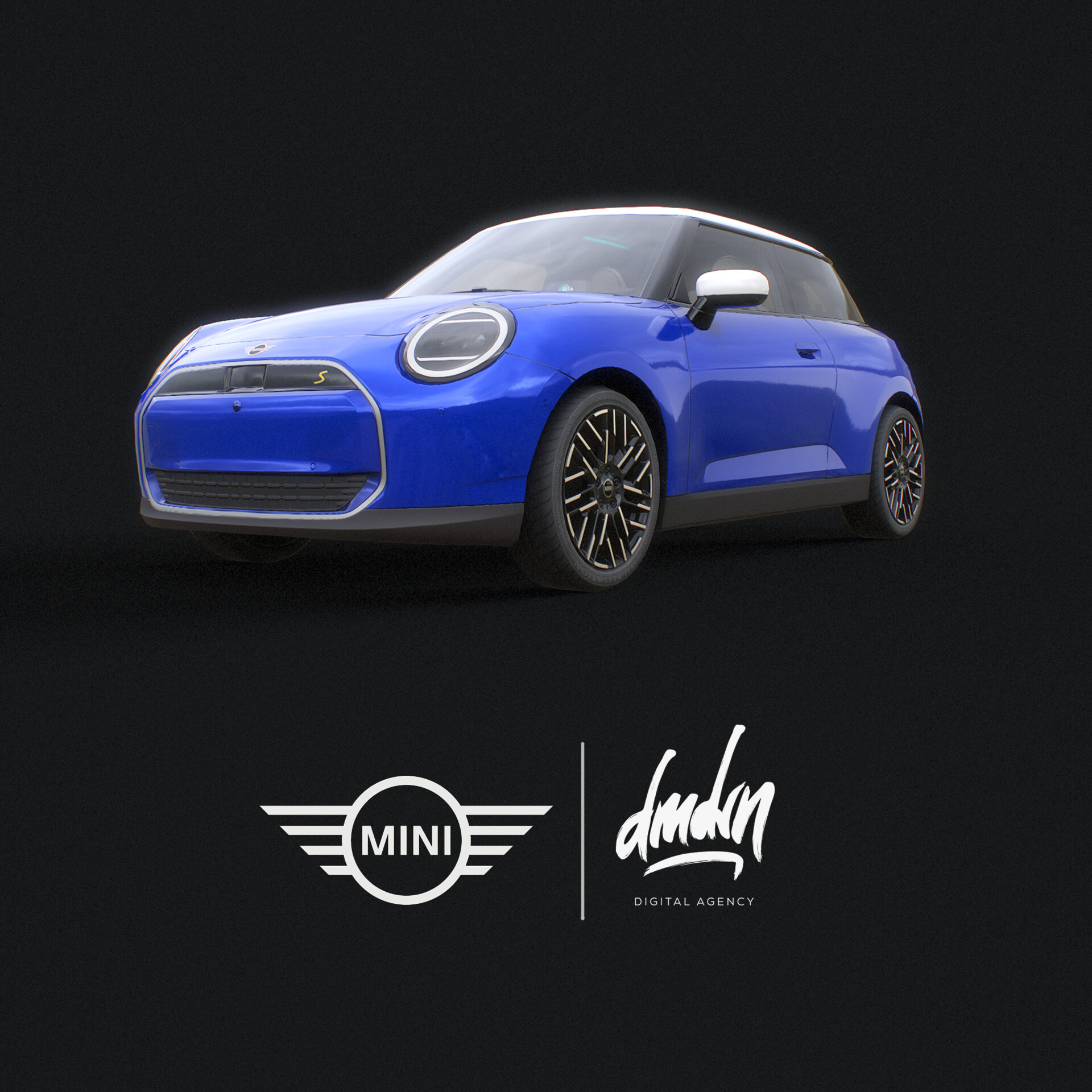 Farzad Ejraei - ALL-ELECTRIC MINI COOPER (Low-poly)