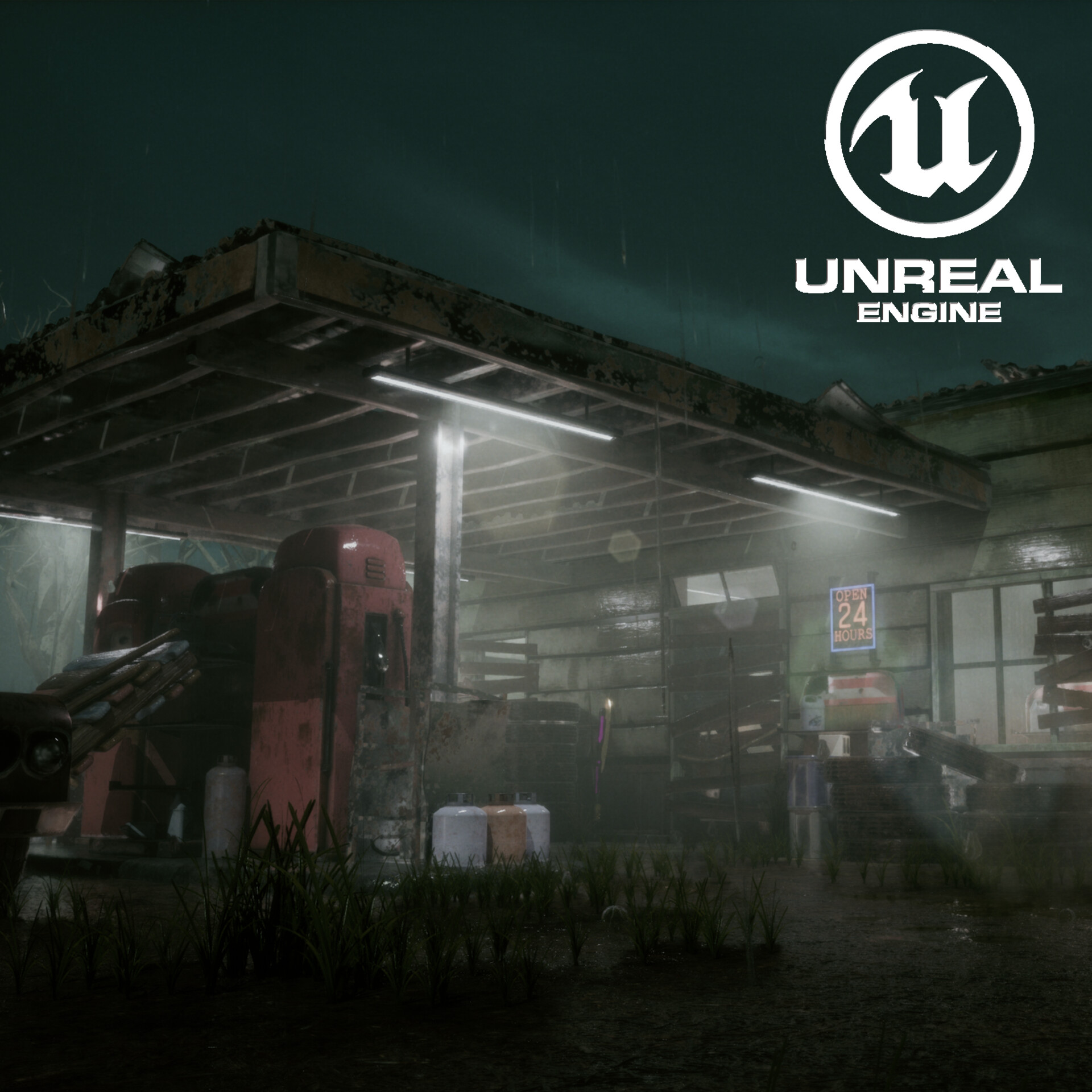 ArtStation - Autohaven Wreckers Environment - Dead by Daylight Fan Art