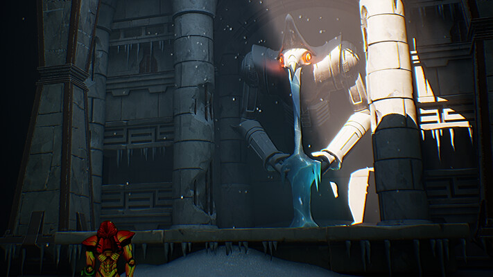 ArtStation - Chozo Temple (Metroid Prime Fan Art)