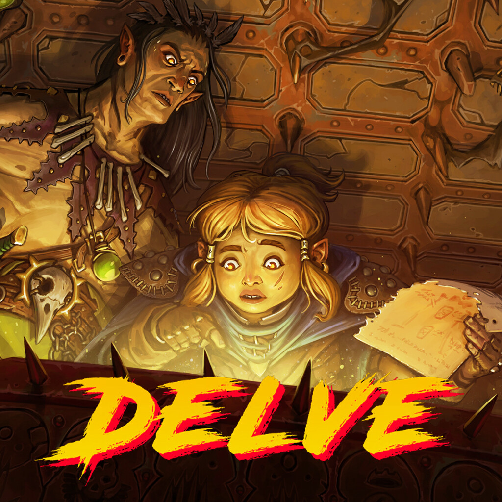 ArtStation - Delve - Deadly Dungeon Illustration