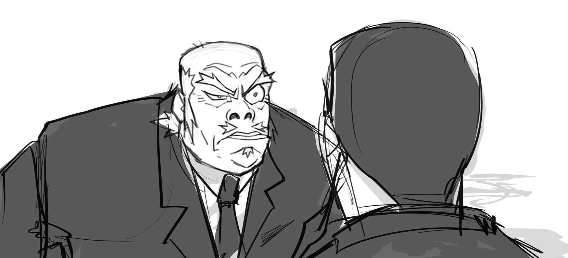 ArtStation - BOONDOCKS - STORYBOARD TEST SEQUENCE - UNCLE RUCKUS FIGHT