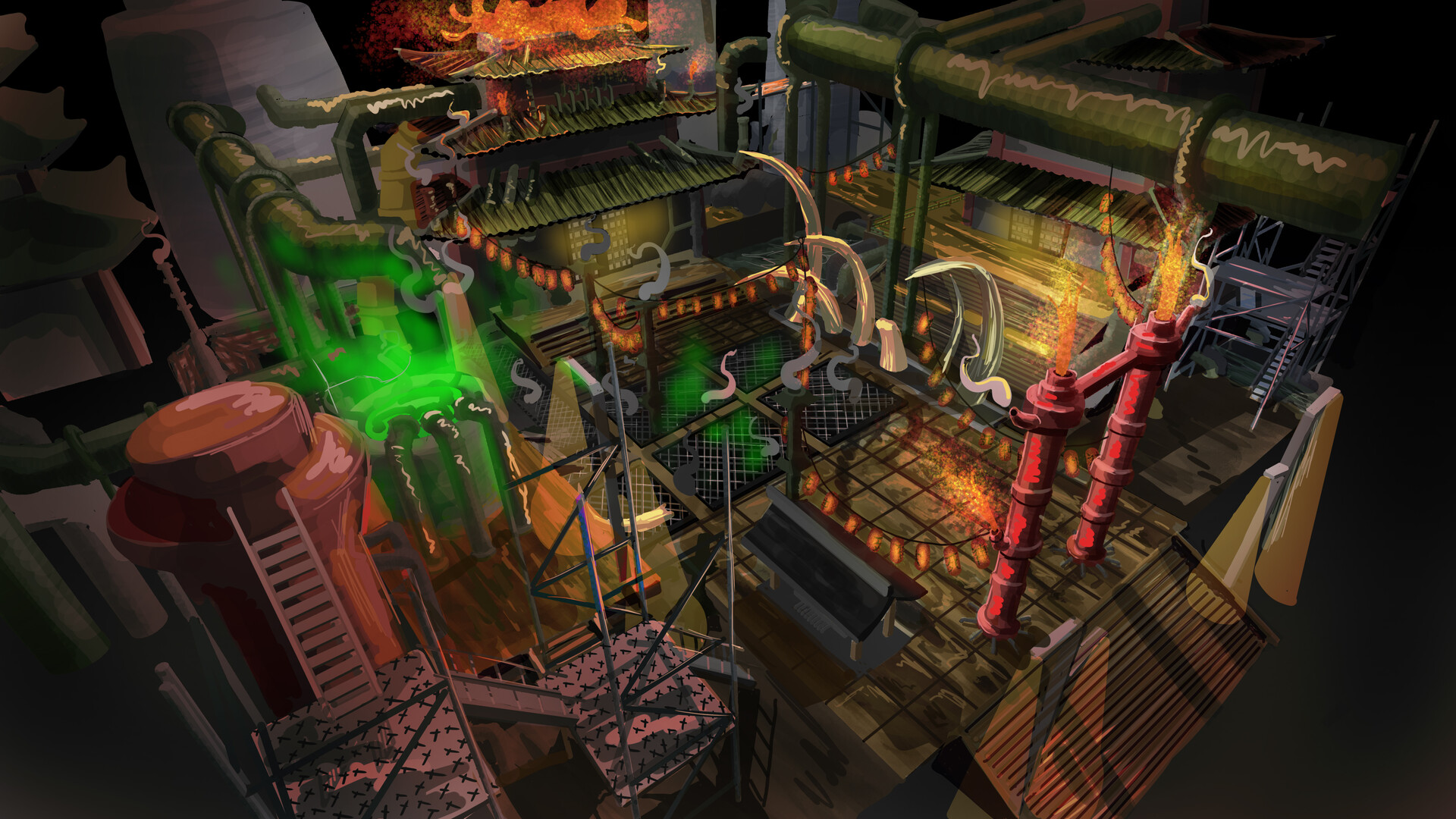 ArtStation - WIP- Boss Character and Arena